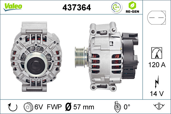VALEO Generator 14V 120A | WMShop